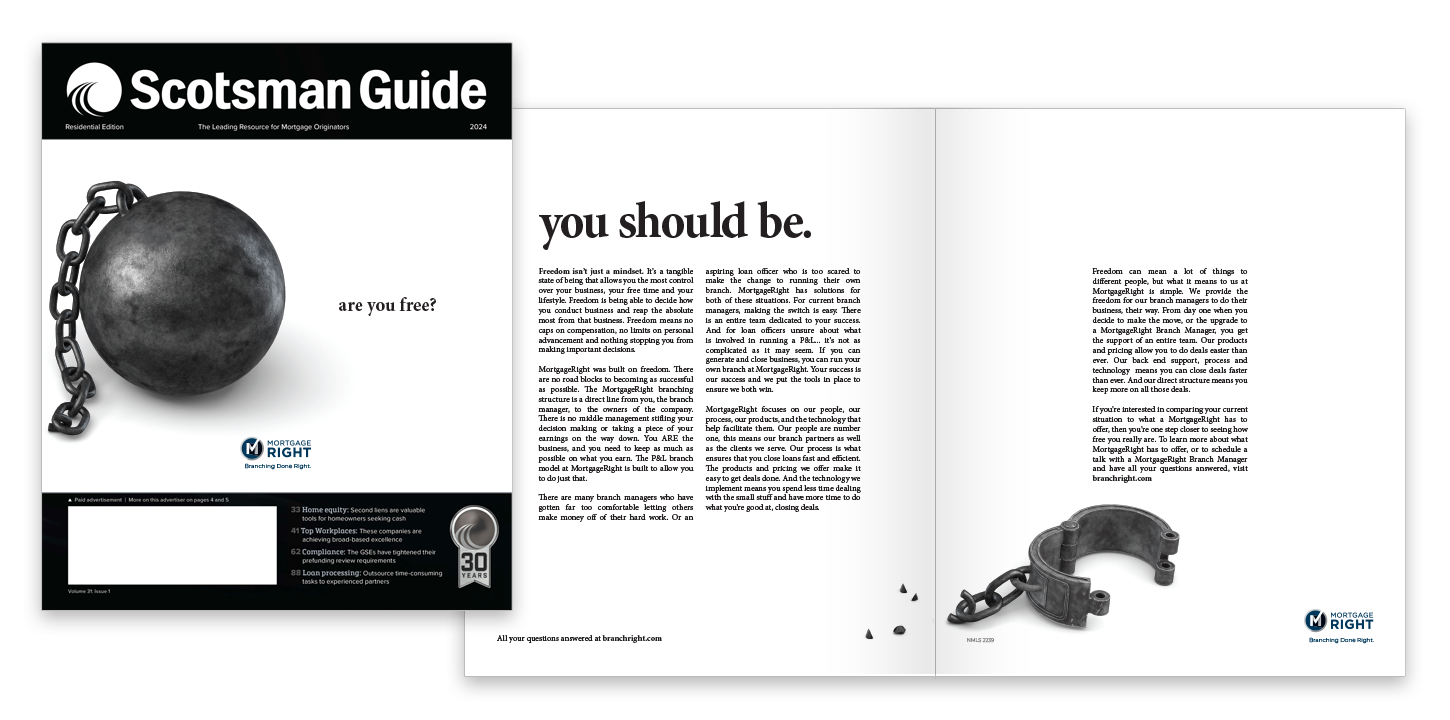 MortgageRight Featured in Scotsman Guide - MortgageRight